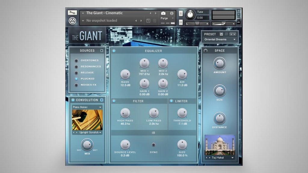 Test: Native Instruments The Giant - XXL Upright Piano-VST